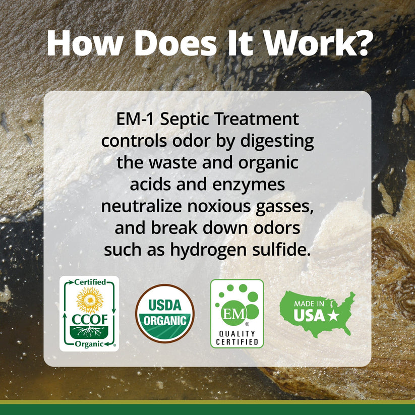 RV Holding Tank Deodorizer & Septic Tank Treatment | TeraGanix