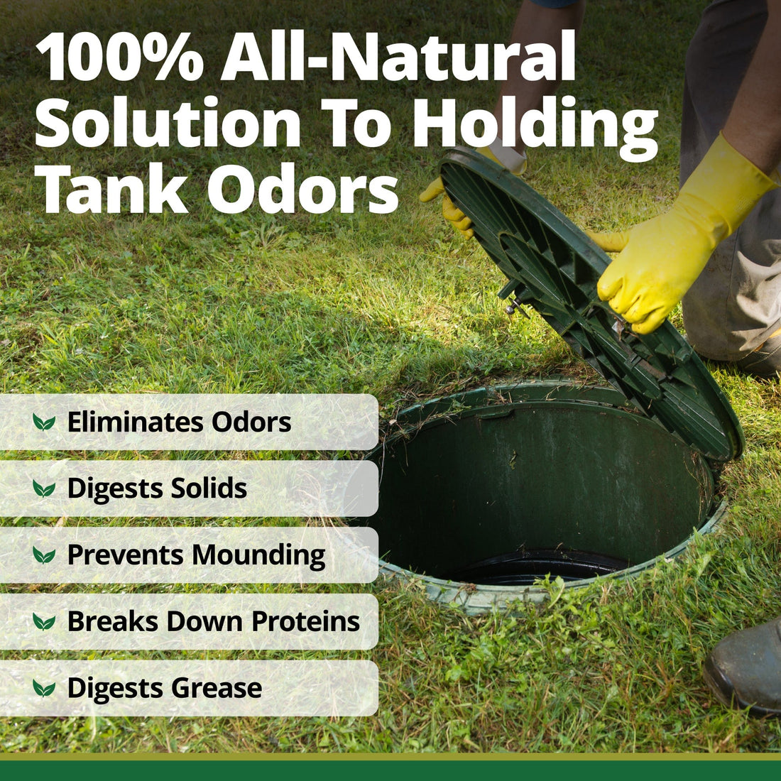 RV Holding Tank Deodorizer & Septic Tank Treatment | TeraGanix